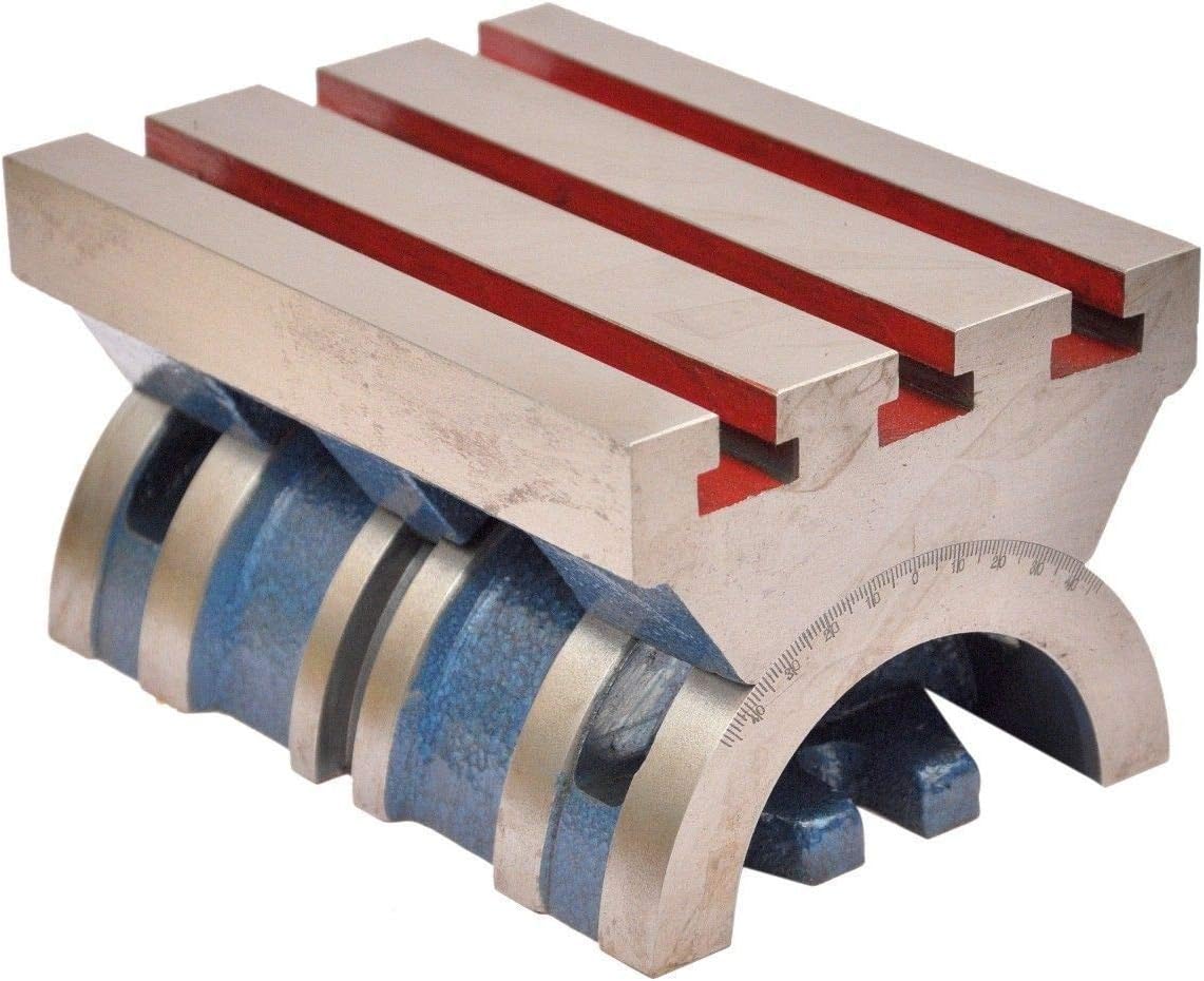 5" x 7" 125 x 175mm Adjustable Swivel Angle Plate Tilting Table Heavy ...